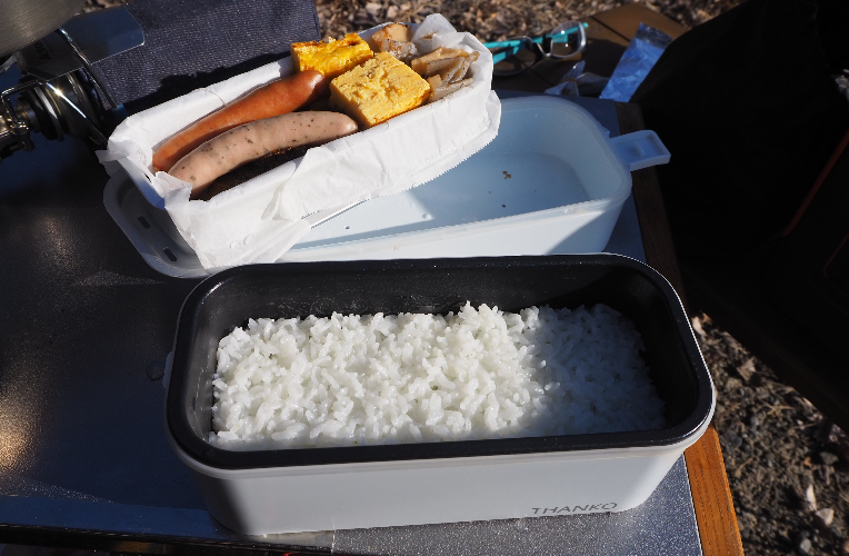 日暮れ前に時短料理！Thankoの2段式超高速弁当箱炊飯器を徹底レビュー！ - キャンプバルーン(CAMP BALLOON)